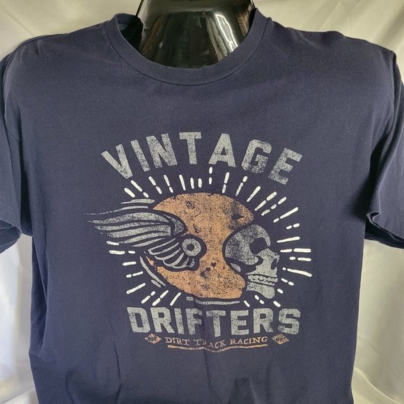 Tultex | Shirts | Vintage Drifter Dirt Track Racing Mens Tshirt Size Xl ...